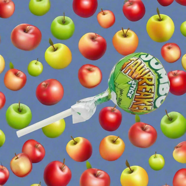 Buy Zed Sour Apple Jumbo Jawbreaker Pop 33g at SnacksOnline.co.uk | Snacks Online