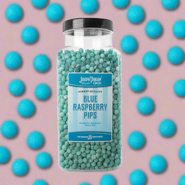 Buy Dobsons Blue Raspberry Pips 100g at SnacksOnline.co.uk | Snacks Online