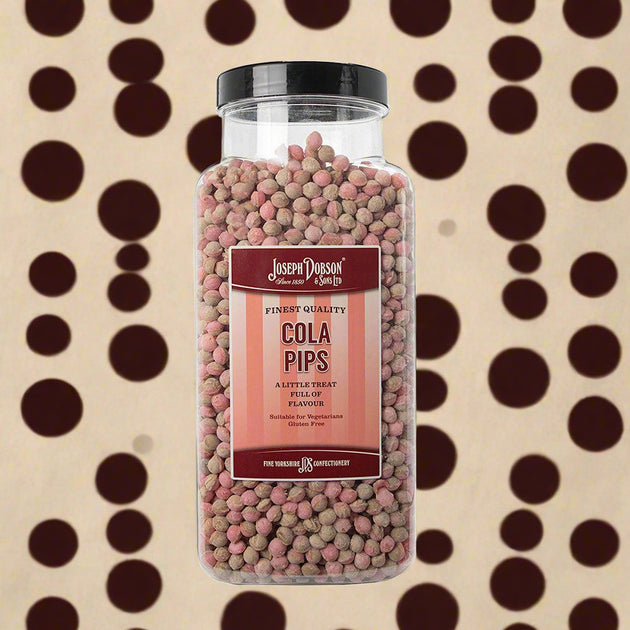 Buy Dobsons Cola Pips Jar 100g at SnacksOnline.co.uk | Snacks Online
