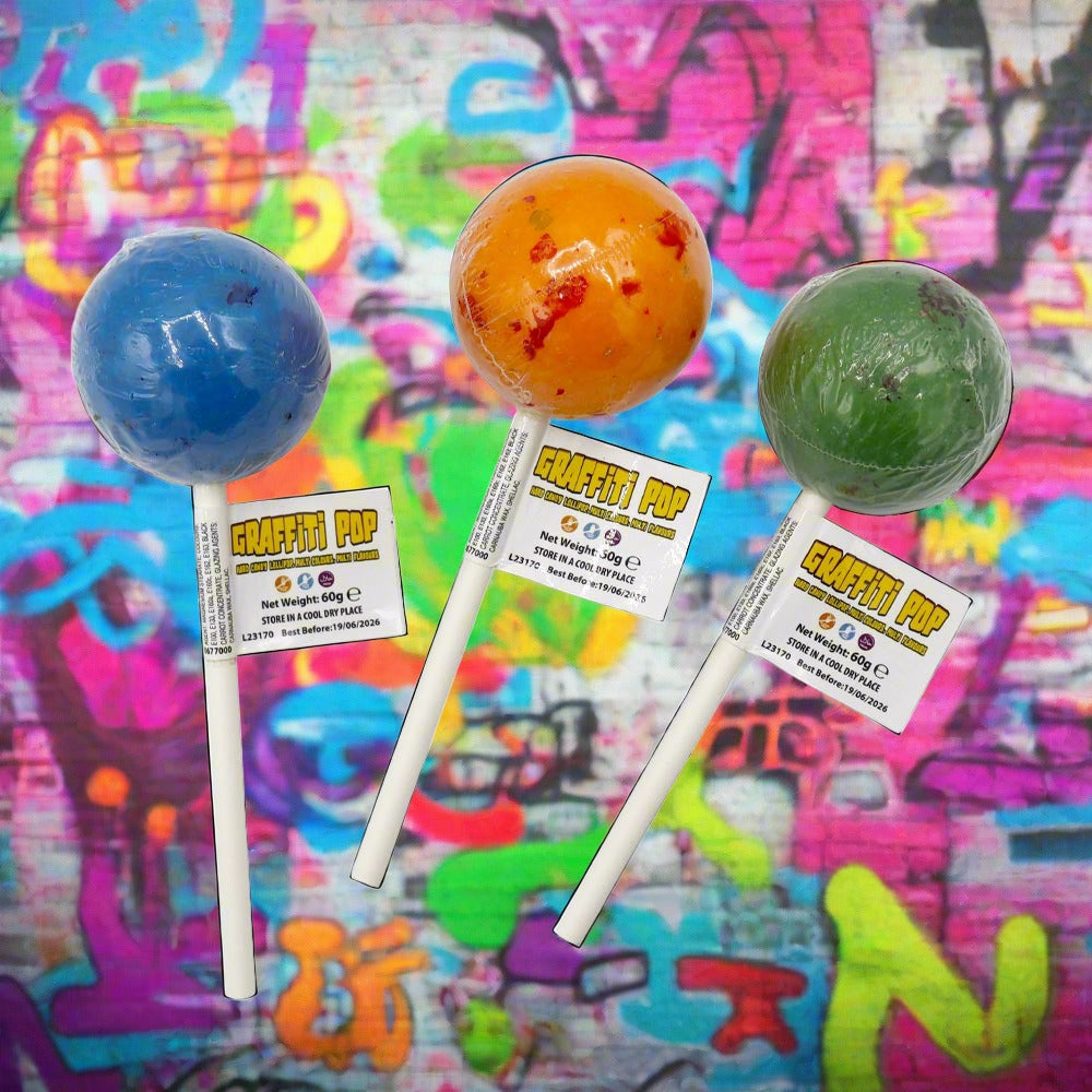 Buy Zed Candy Graffiti Pop 60g at SnacksOnline.co.uk