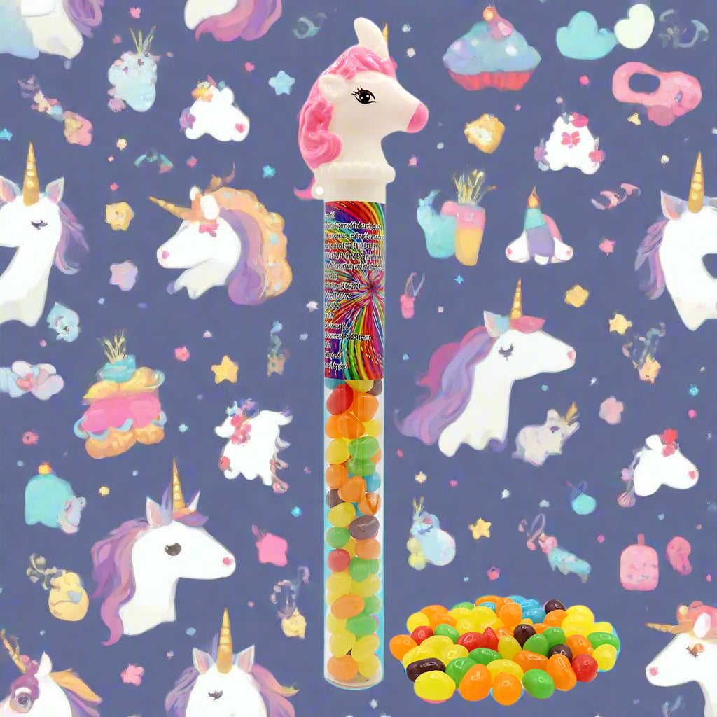 Buy Kandy Kandy Jelly Bean Unicorn Tubes 55g at SnacksOnline.co.uk