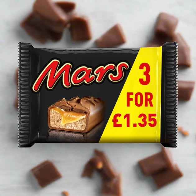 Buy Mars Chocolate Bar Multipack 3 Pack 118.2g £1.35 at SnacksOnline.co ...