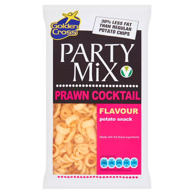 Buy Golden Cross Party Mix Prawn Cocktail 125g at SnacksOnline.co.uk ...
