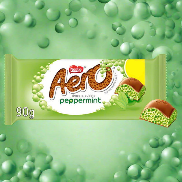 Buy Aero Peppermint Mint Chocolate Sharing Bar 90g at SnacksOnline.co ...