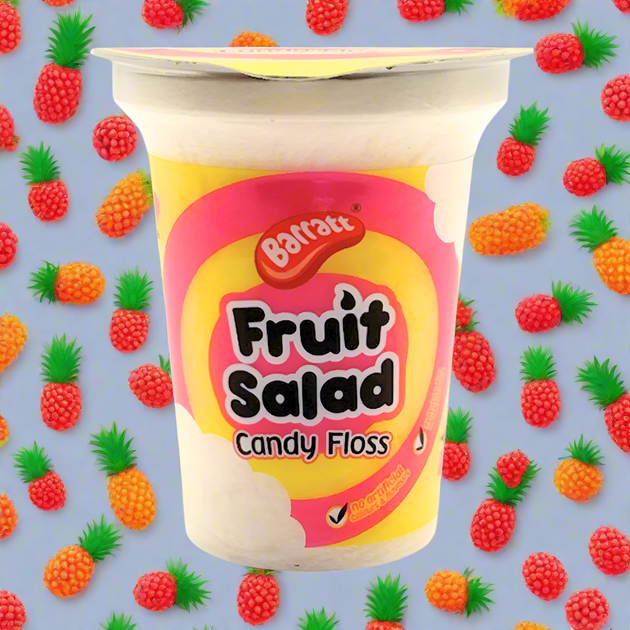 Buy Barratt Fruit Salad Candy Floss Cups 20g at SnacksOnline.co.uk ...
