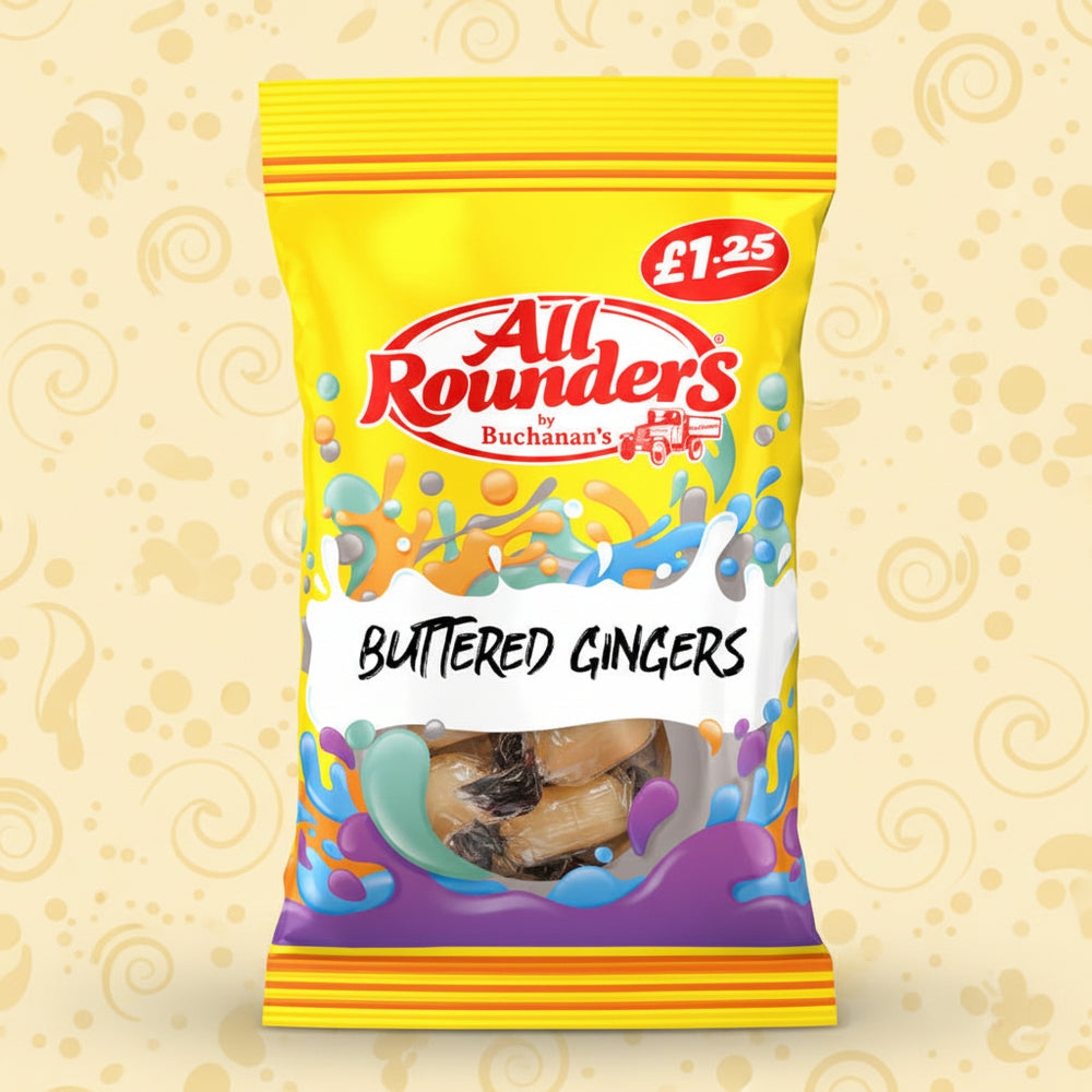 Buy Buchanan’s All Rounders Buttered Gingers 110g at SnacksOnline.co.uk