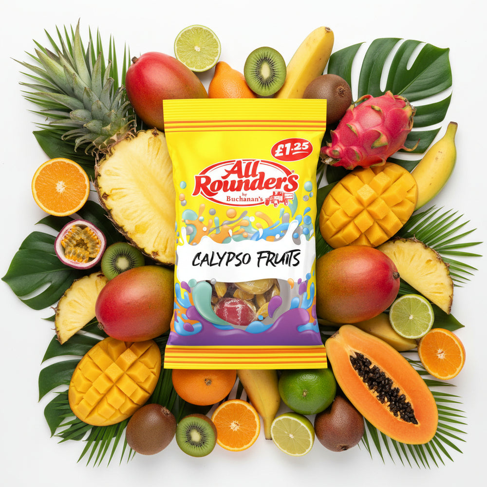 Buy Buchanan’s All Rounders Calypso Fruits 110g at SnacksOnline.co.uk