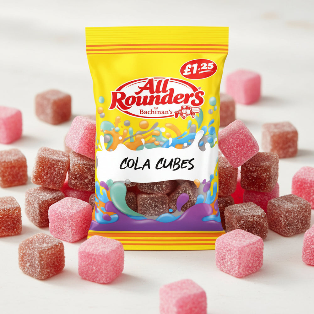Buy Buchanan’s All Rounders Cola Cubes 110g at SnacksOnline.co.uk