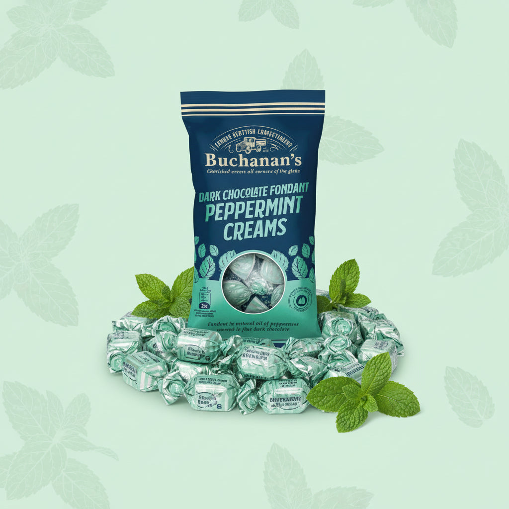 Buy Buchanan's Dark Chocolate Fondant Peppermint Creams Bag 120g at ...
