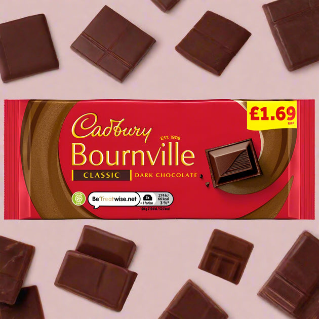 Buy Cadbury Bournville Classic Dark Chocolate Chocolate 100g at ...