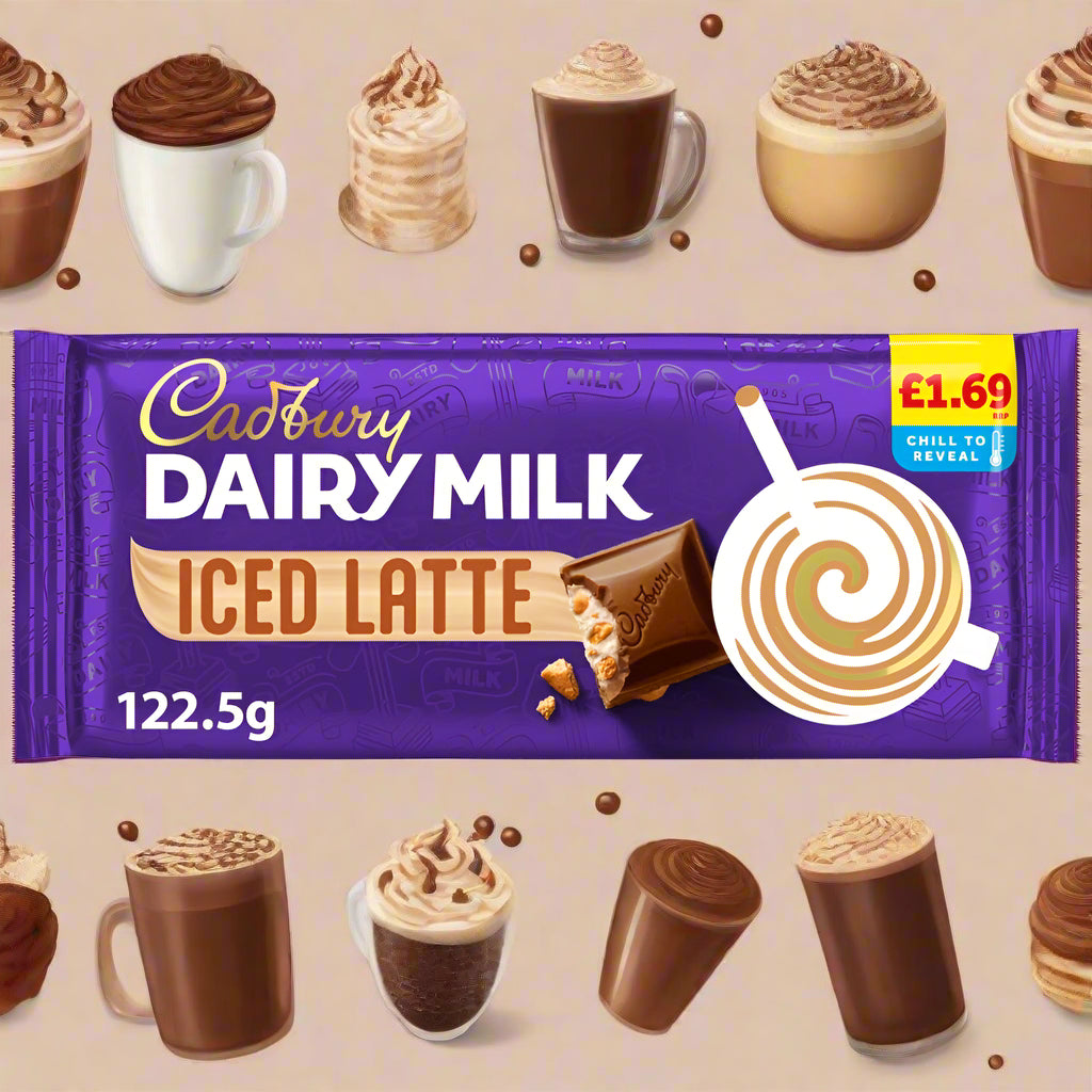 Buy Cadbury Dairy Milk Iced Latte Chocolate Bar 122.5g £1.69 PMP at ...