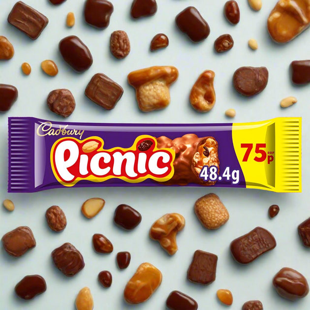BuyCadbury Picnic Chocolate Bar 48.4g 75p PMP at SnacksOnline.co.uk ...