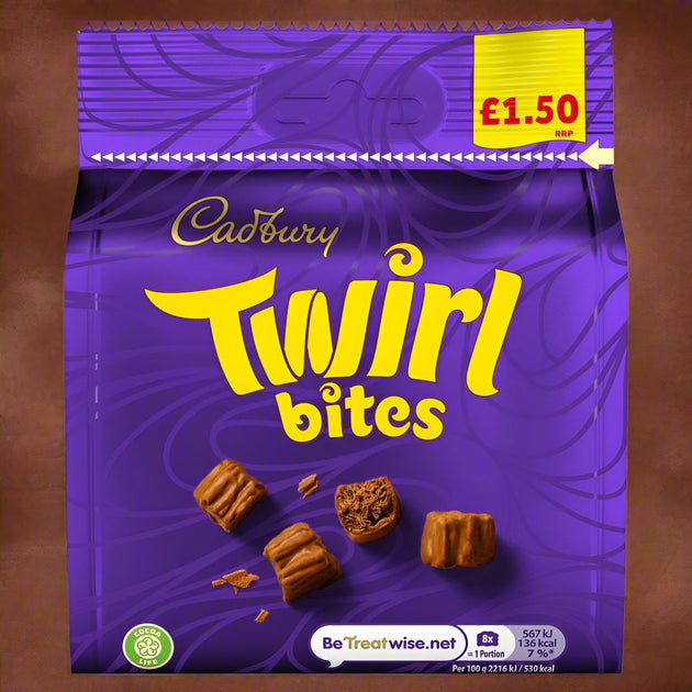 Buy Cadbury Twirl Bites 85g at SnacksOnline.co.uk | Snacks Online
