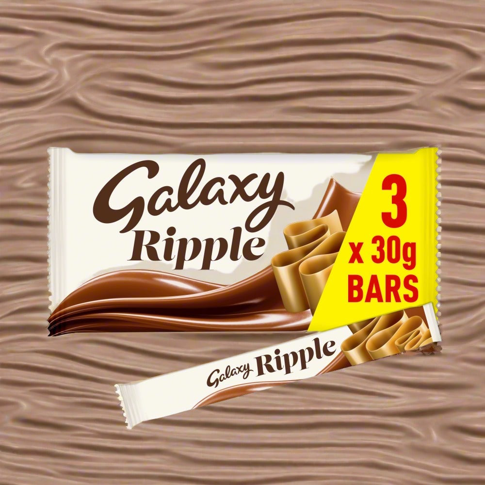 Buy Galaxy Ripple Milk Chocolate Snack Bars Multipack 3x30g at ...