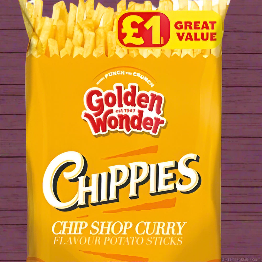 Buy Golden Wonder Chippies Curry 70g at SnacksOnline.co.uk