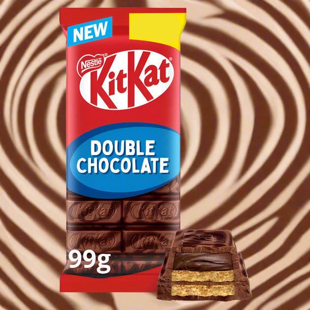 Buy Kit Kat Double Chocolate Sharing Bar 99g PMP £1.50 at SnacksOnline ...