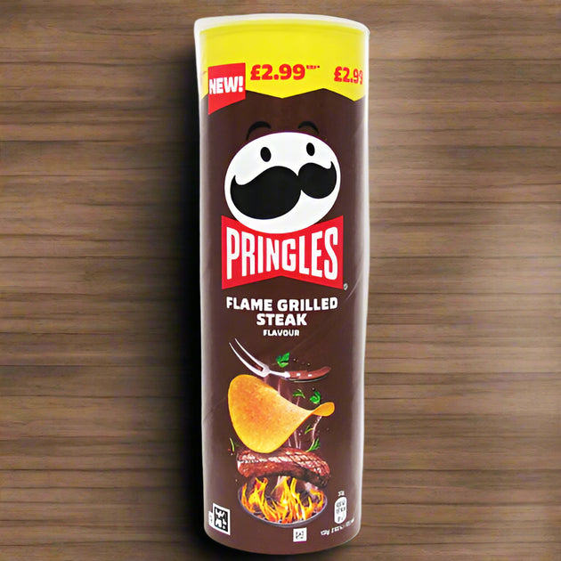 Buy Pringles Flame Grilled Steak PM £2.99 at SnacksOnline.co.uk ...