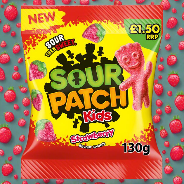 Buy Sour Patch Kids Strawberry Flavour Sweets Bag £1.50 PMP 130g at ...