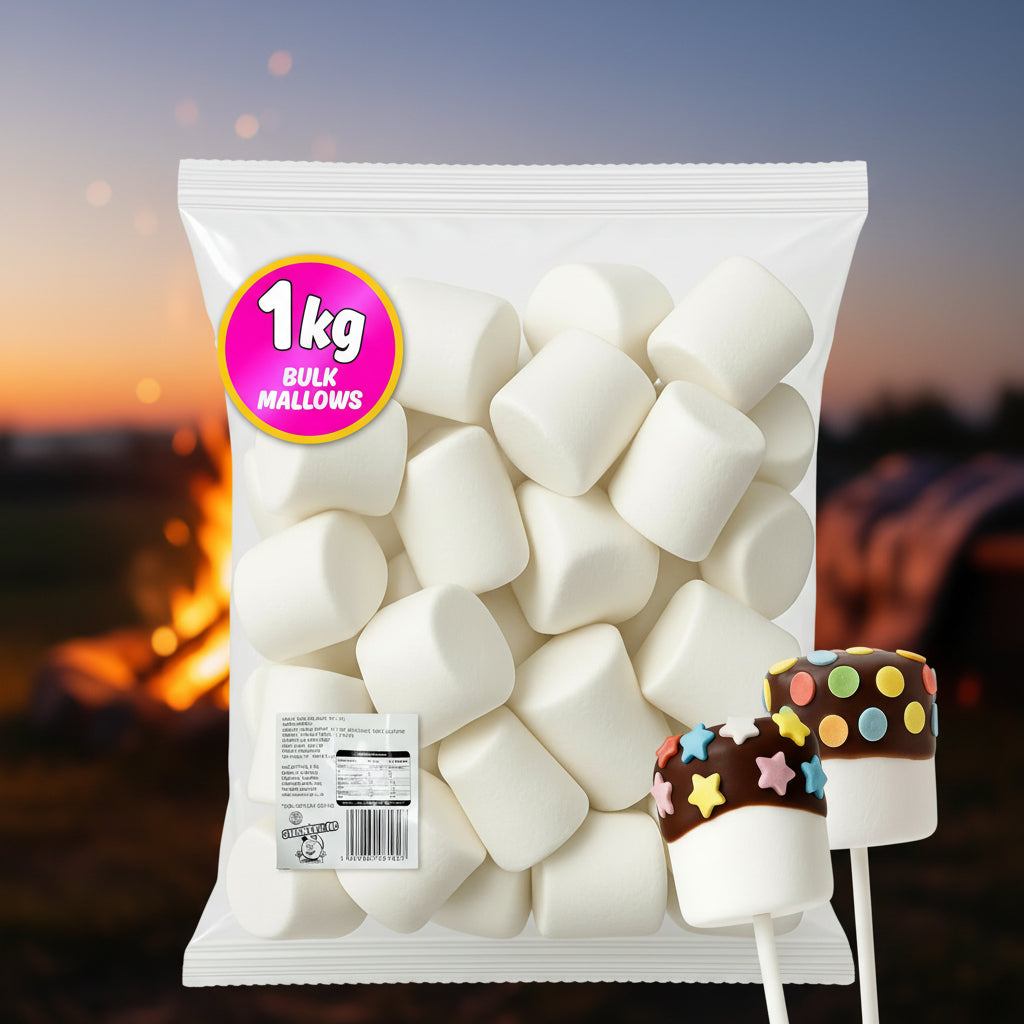 Buy Sweetzone Giant White Mallows 1kg – Pick n Mix Sweets | Snacks Online