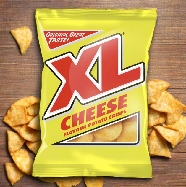 Buy XL Cheese Flavour Potato Crisps 32.5g Single Packet at SnacksOnline ...