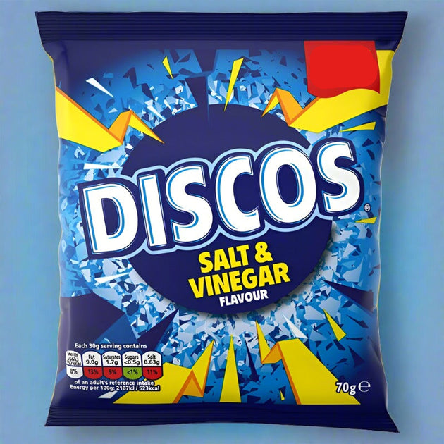 Buy Discos Salt & Vinegar Crisps 70g Single Packet at SnacksOnline.co ...