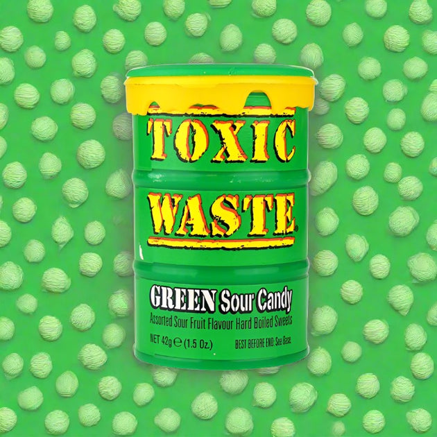 Buy Toxic Waste Green Drum 42g at SnacksOnline.co.uk | Snacks Online