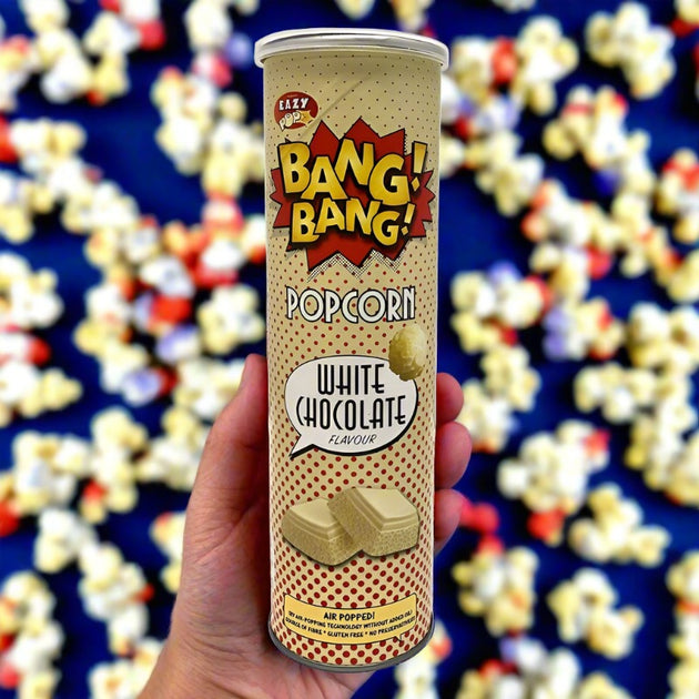 Buy Bang Bang Popcorn White Chocolate 85g at SnacksOnline.co.uk ...