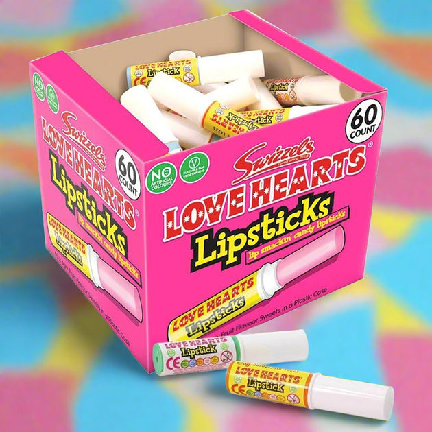Buy Swizzels Love Hearts Candy Lipsticks (single Lipstick 6g) at ...