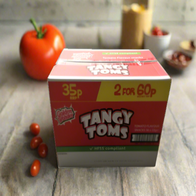 Buy Golden Wonder Tangy Toms Corn Snacks 22g 36 Pack at SnacksOnline.co ...