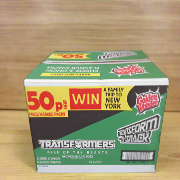 Buy Golden Wonder Transform A Snack Cheese and Onion 27g 30 Pack at ...