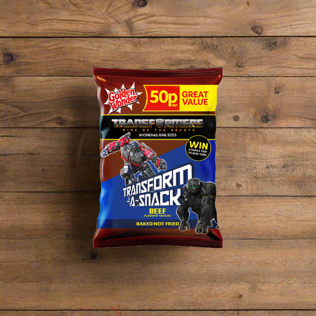 Buy Golden Wonder Transform A Snack Beef 27g Single Packet at ...
