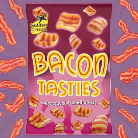 Buy Golden Cross Bacon Tasties 150g at SnacksOnline.co.uk | Snacks Online
