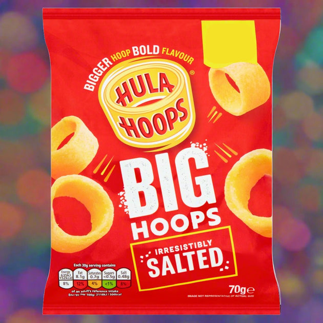 Buy Hula Hoops Big Hoops Original Crisps 70g £1.25 SnacksOnline.co.uk ...