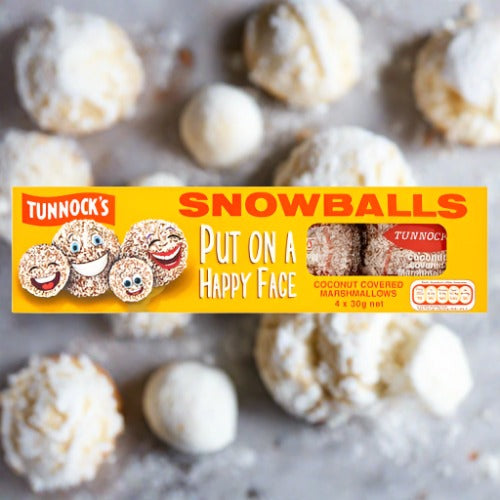 Buy Tunnocks Snowballs 4 Pack Biscuits at SnacksOnline.co.uk | Snacks ...